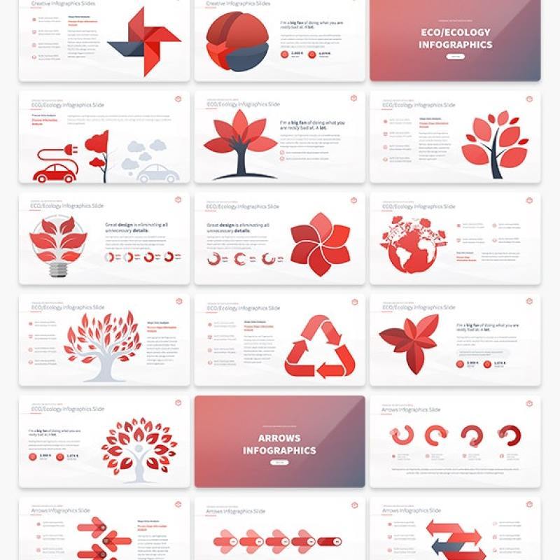 多用途PPT信息图表模板Cubex Multipurpose PowerPoint Presentation_PPT元素 【OVO图库】