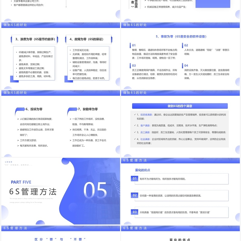 紫色简约企业6S管理培训PPT模板_PPT模板 【OVO图库】