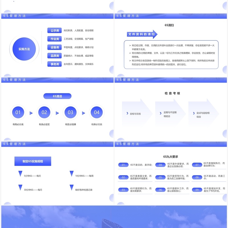 紫色简约企业6S管理培训PPT模板_PPT模板 【OVO图库】
