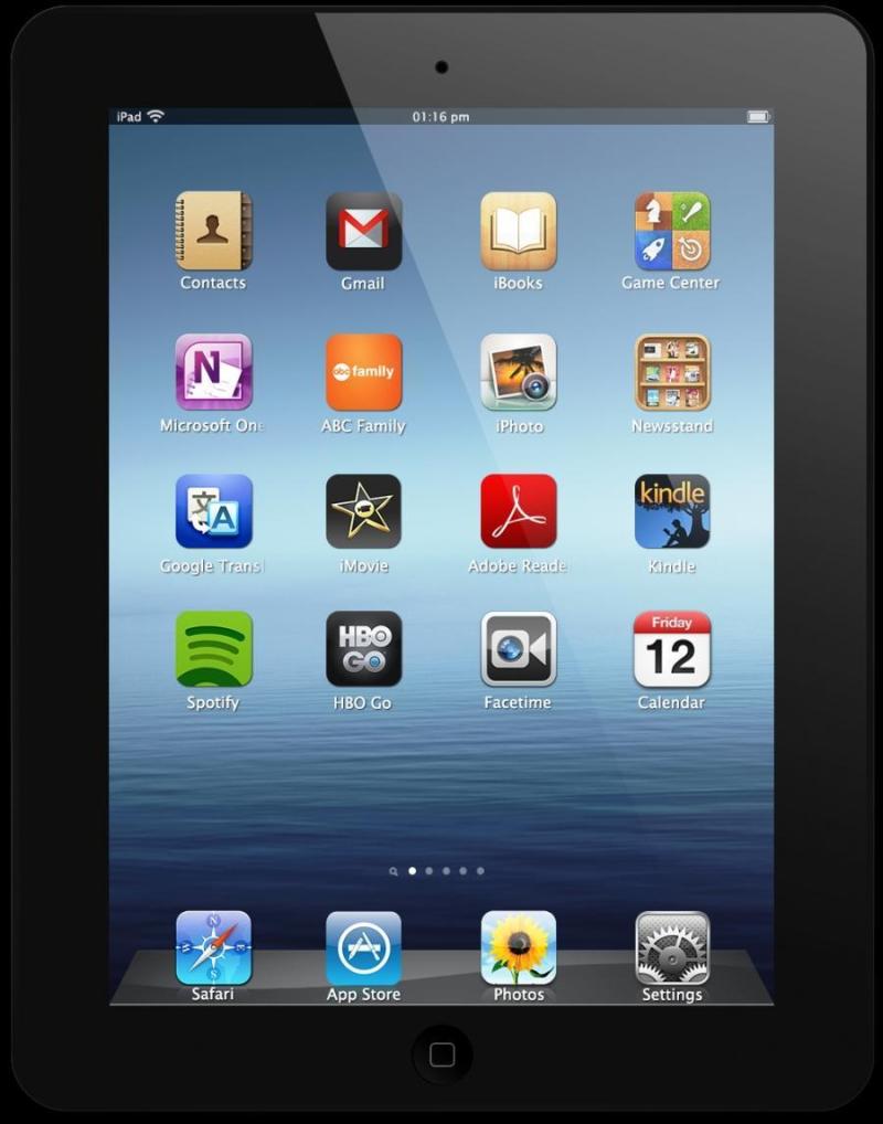 ipad3,new ipad 黑色_PSD 【OVO图库】