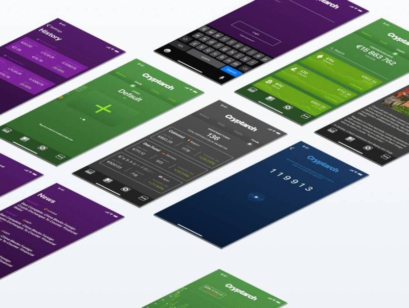 Cryptarch iOS UI Kit，Cryptarch UI Kit_Sketch 【OVO图库】